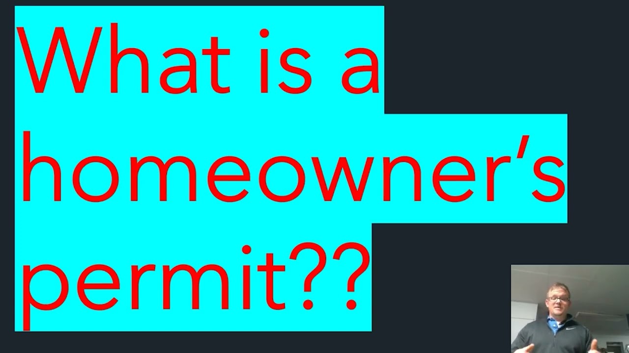 Electrical Homeowner Permit