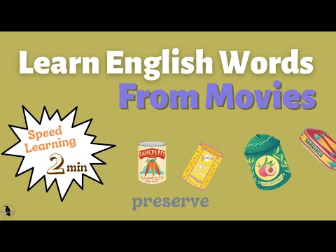 Learn an English Word: preserve. Remember it in 2 minutes!