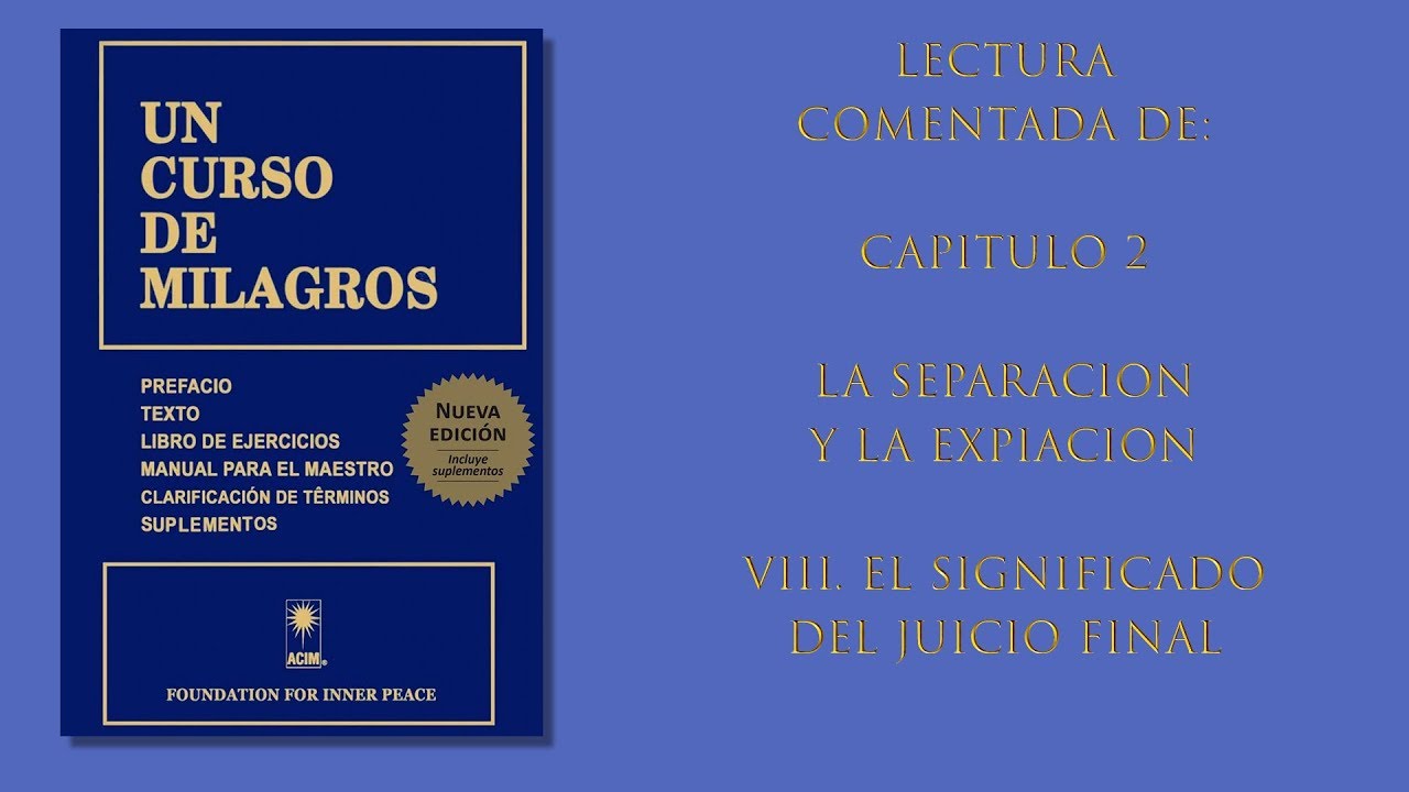 Capítulo 2 - VIII. El significado del juicio final
