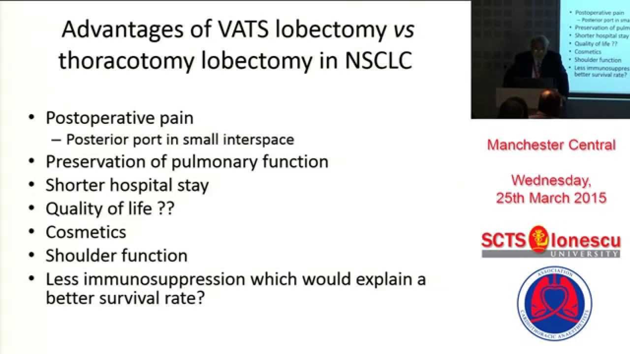 Thoracotomy is the gold standard