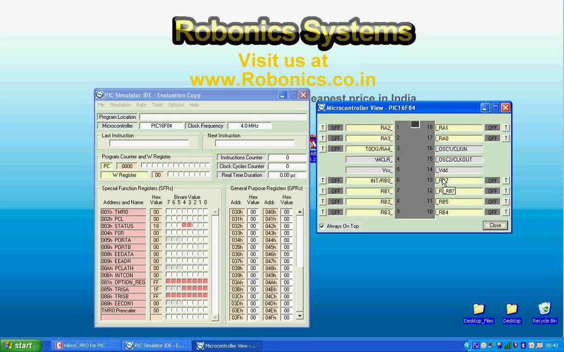 PIC Microcontroller Programming Tutorials - Part 1