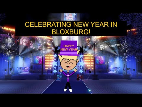 Celebrating New Year In Bloxburg! (Roblox) #roblox #gaming