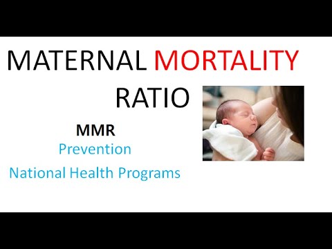 PSM 593 Maternal Mortality Ratio Rate MMR FORMULA Causes Prevent National Program RMNCHA Obstetrics
