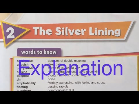 New Oxford Modern English Book 8| Chapter 2 The Silver Lining| Reading and explanation in detail