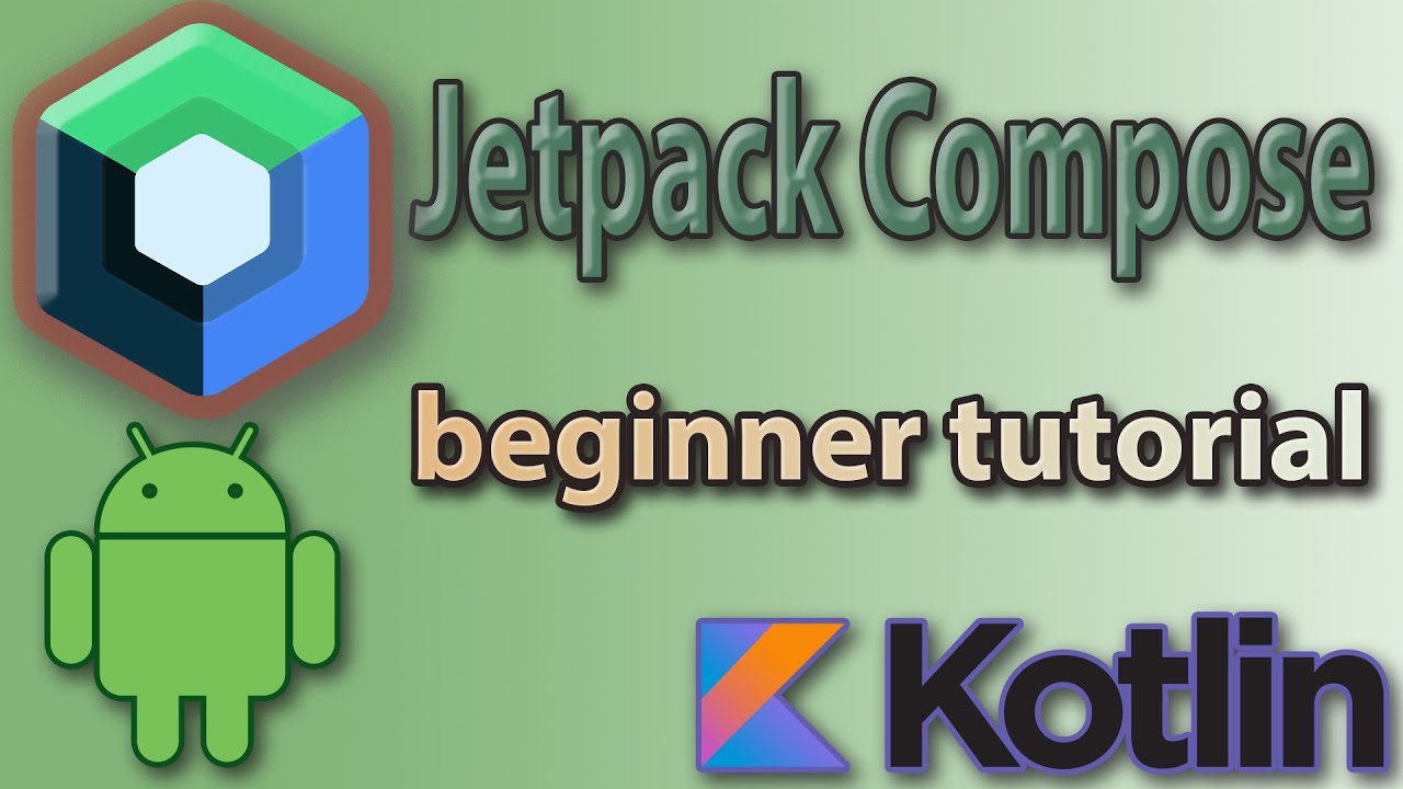Jetpack compose. Simple beginner tutorial. Android, Kotlin.
