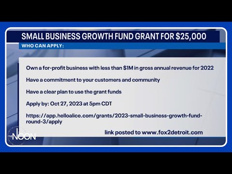 Small Business Growth Fund Grant - $25k | The Noon