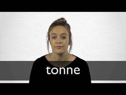 TONNE definition and meaning | Collins English Dictionary