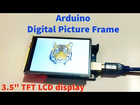 DIY Arduino Digital Photo Frame | Arduino Projects | Arduino TFT LCD screen Projects