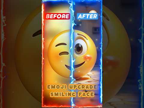 【Emoji】☺️Smiling Face | Before vs. After | #emoji #beforeandafter #shorts
