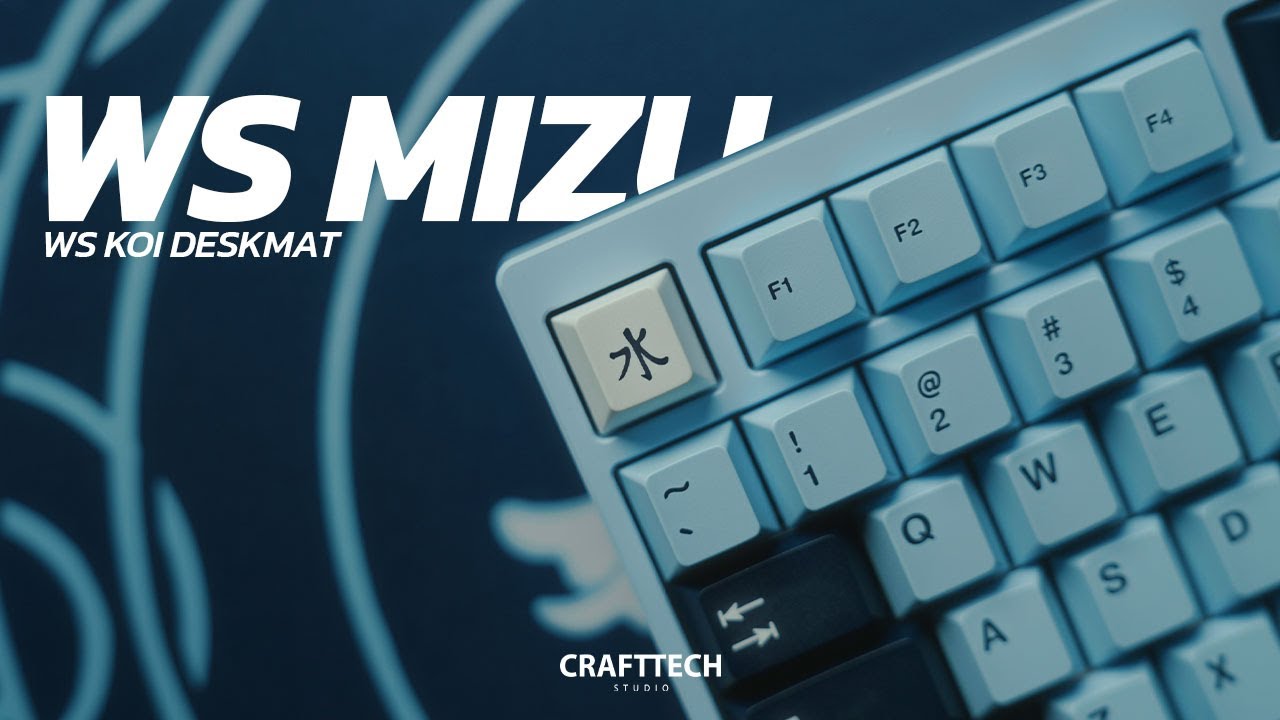 WS MIZU | WS KOI DESKMAT by CRAFTTECH