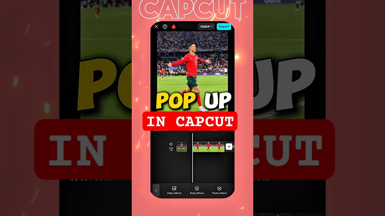 POP UP STYLE TUTORIAL 🤯 #capcut #capcuttutorial