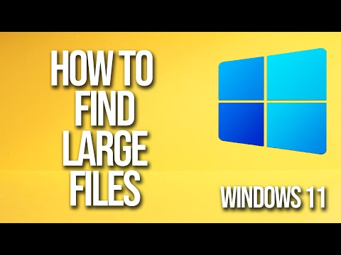 How To Find Large Files Windows 11 Tutorial