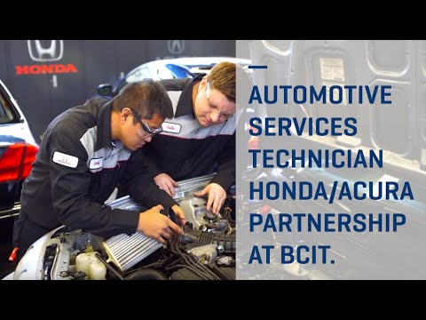 BCIT Automotive Service Technician Program partners with Honda/Acura