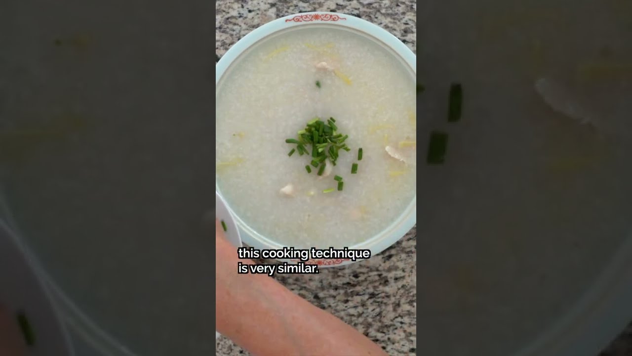 🐓 How to Make Chicken Congee Like a Chinese Chef #Shorts