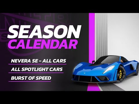 Asphalt Legends Unite - SEASON CALENDAR - All Events Schedule with Dates & Featured Cars
