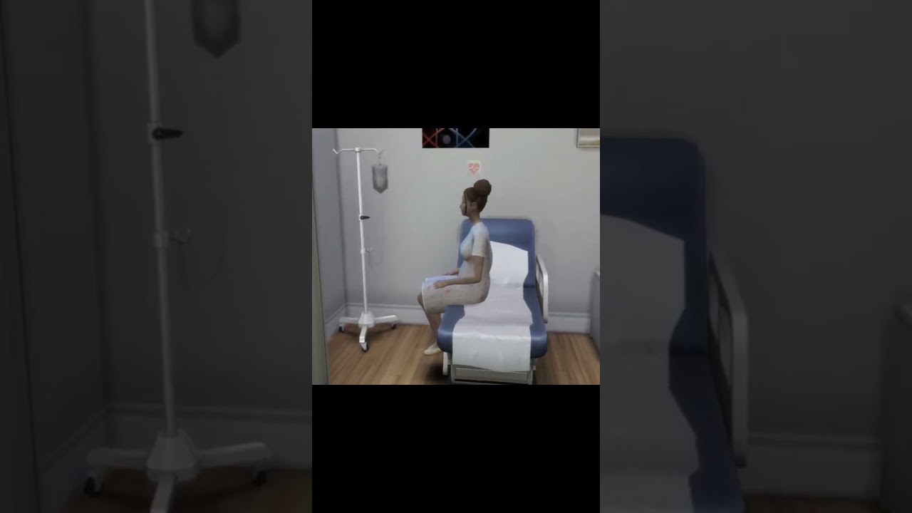 Quick Sims 4 hospital tour #sims4  #sims4gettowork