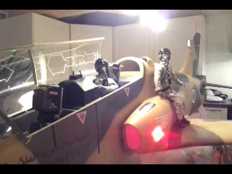 Functional Cockpit on RC Skymaster Large HAWK 100