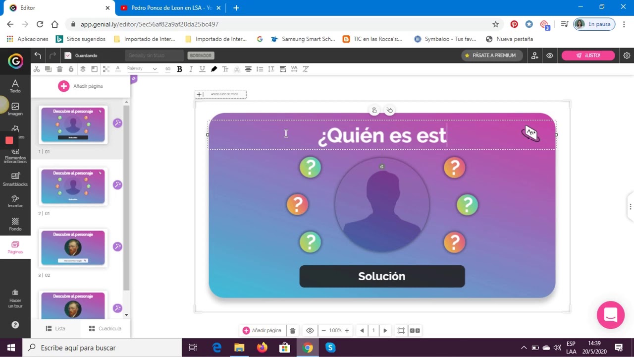 Genially Adivina el personaje