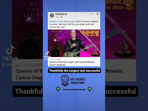 Josh Homme of Queens Of The Stone Age Reveals Cancer Scare