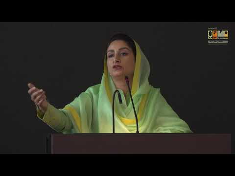 FOOD Talks 2017: Harsimrat Kaur Badal, Indian Minister of Food Processing Industries