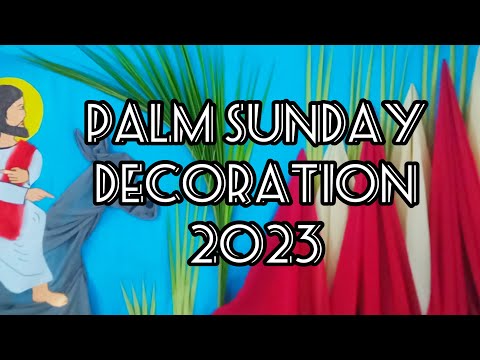 Palm Sunday decoration ideas| 2023 | Altar decoration| Kaleidoscope Creations