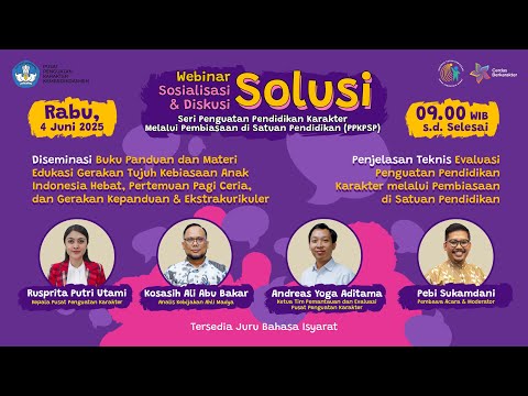 Webinar Pengisian Instrumen Evaluasi SEB No. 1 tahun 2025