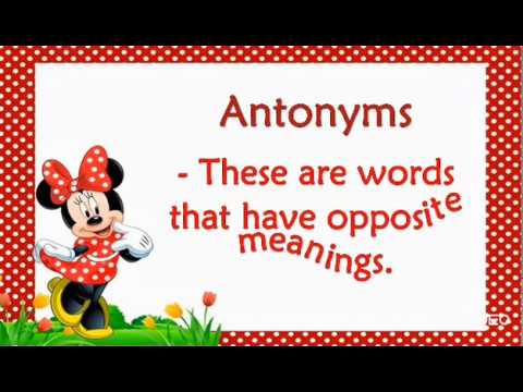 Antonyms