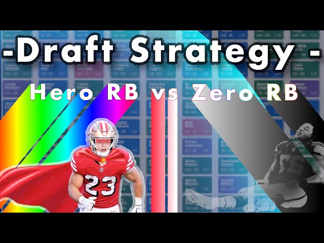How does zero-RB strategy work in Fantasy Football drafts?
