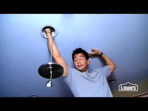 How to Convert a Recessed Light to a Pendant Light