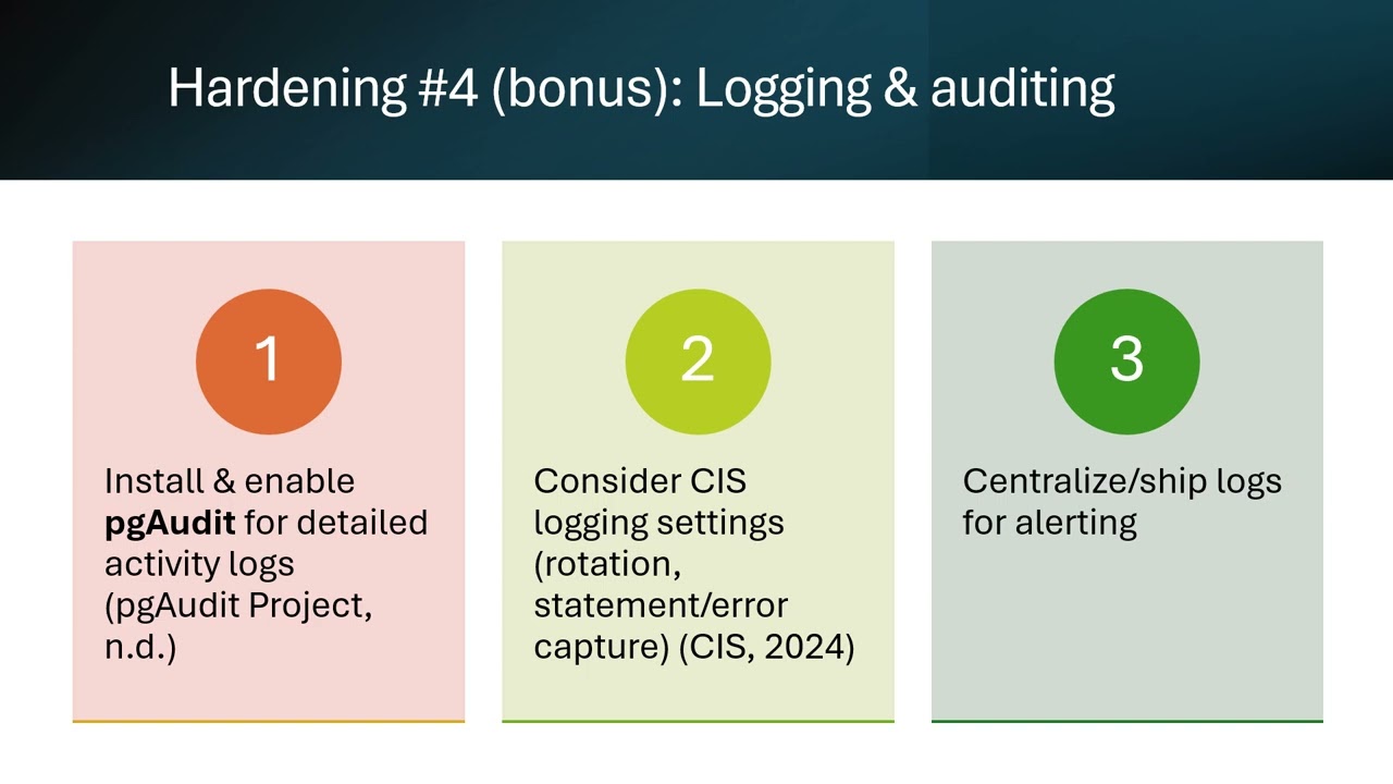 Hardening PostgreSQL on Linux