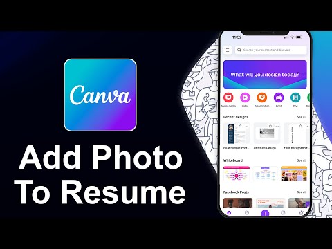 How To Add Photo in Canva Resume in Mobile (Step By Step)