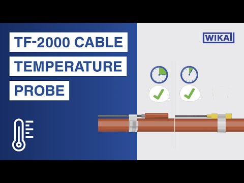 Cable temperature probe TF-2000: Reliable temperature measurement for your applications
