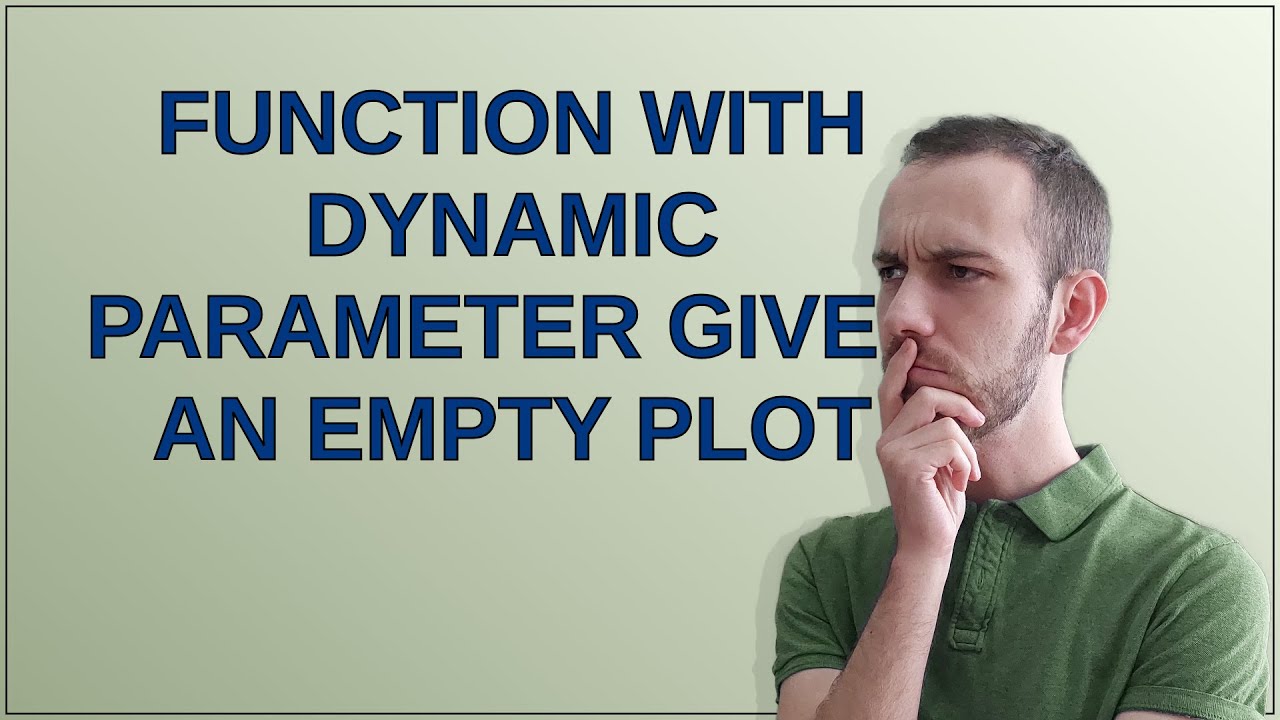 Mathematica: Function with Dynamic parameter gives an empty plot
