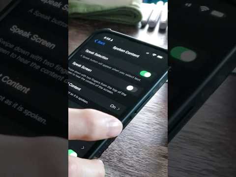How to enable Text-to-Speech on iPhone and why you should do it. it's hilarious!