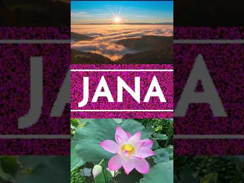 ☀️ JANA - MUSLIM girl names | JANA Name WhatsApp Status | #Shorts