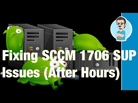 Issues with Software Update Point Sync within SCCM 1706 (The Server Room After Hours Episode 011.1)