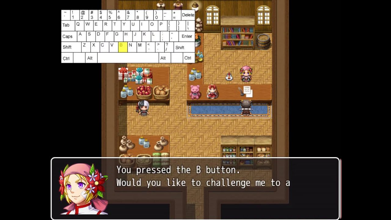 [MV Test] Triggering events with different buttons