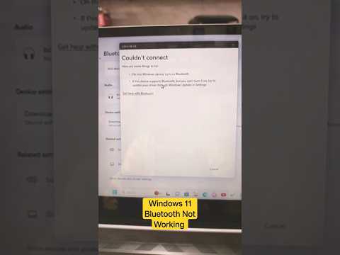 How to Fix100% Bluetooth Device Not Work in Windows11| Bluetooth Not Working in Windows 11#macnitesh
