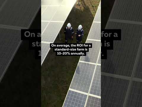 Solar Farm Profits - Are Solar Farms Profitable? #shorts #solarfarm #solarfarmbusiness