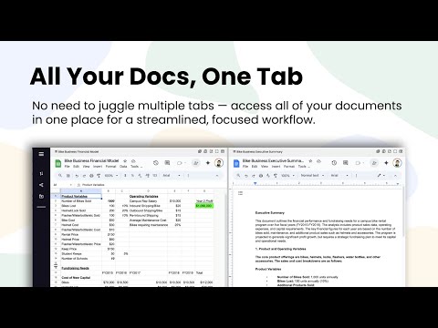 Google Docs SplitView - Chrome Web Store