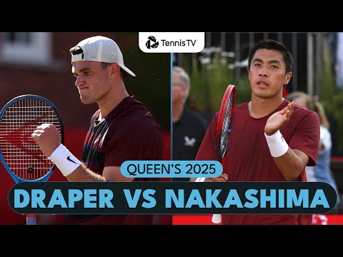 Jack Draper vs Brandon Nakashima Match Highlights | Queen's 2025 Quarter-Final