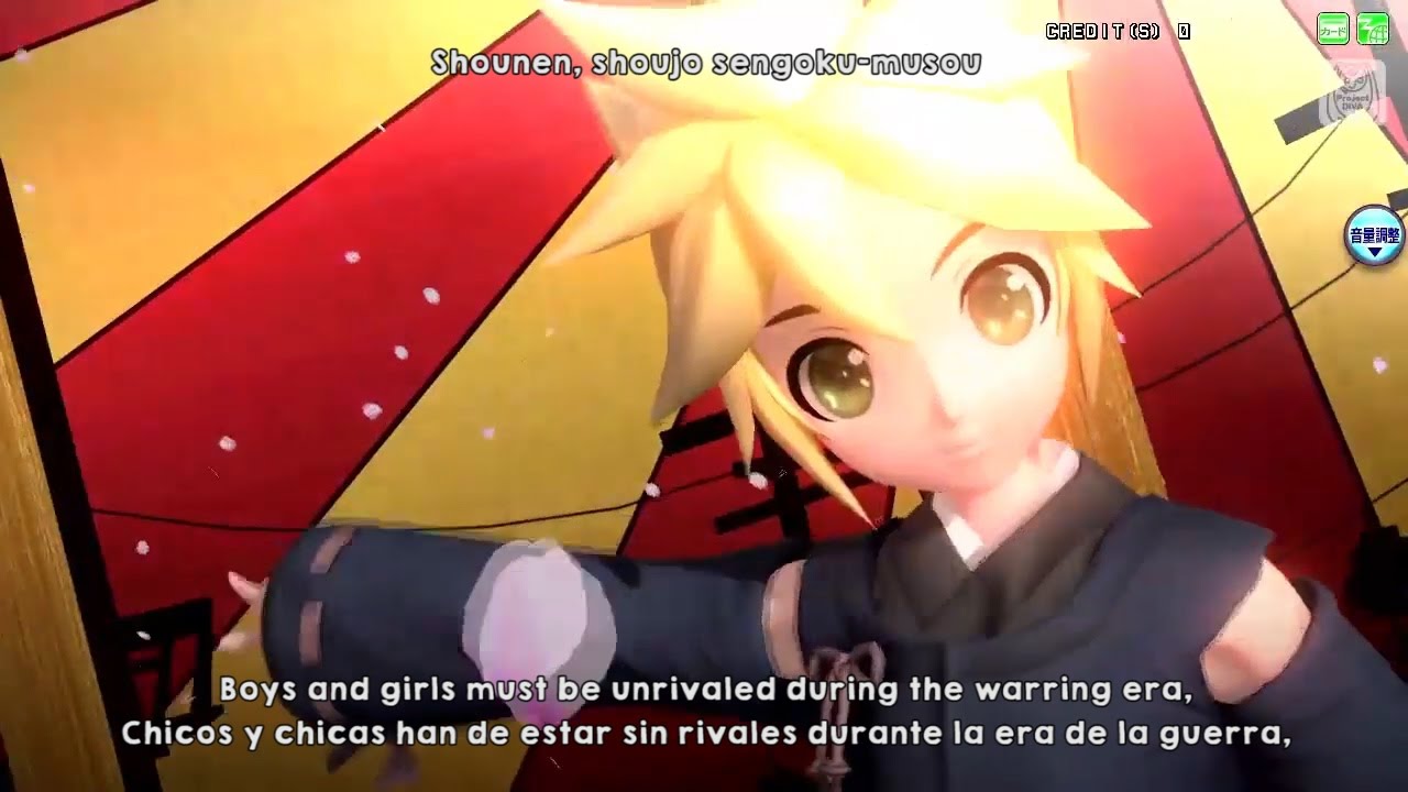 [Project DIVA Full] Senbonzakura - Kagamine Len version [English, Spanish & Romaji subs]