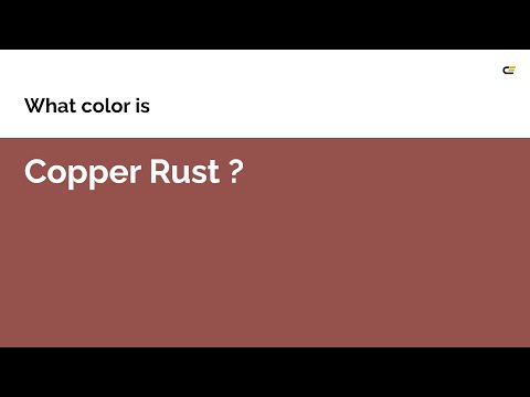 Copper Rust color #95524c hex color - Red color - Cool color 95524c