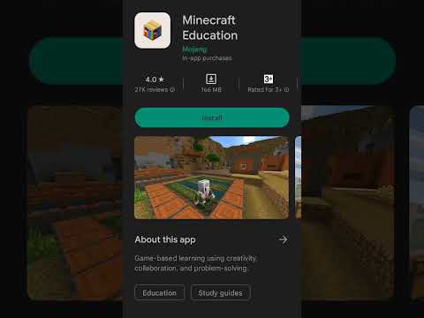 Minecraft Education download Play Store