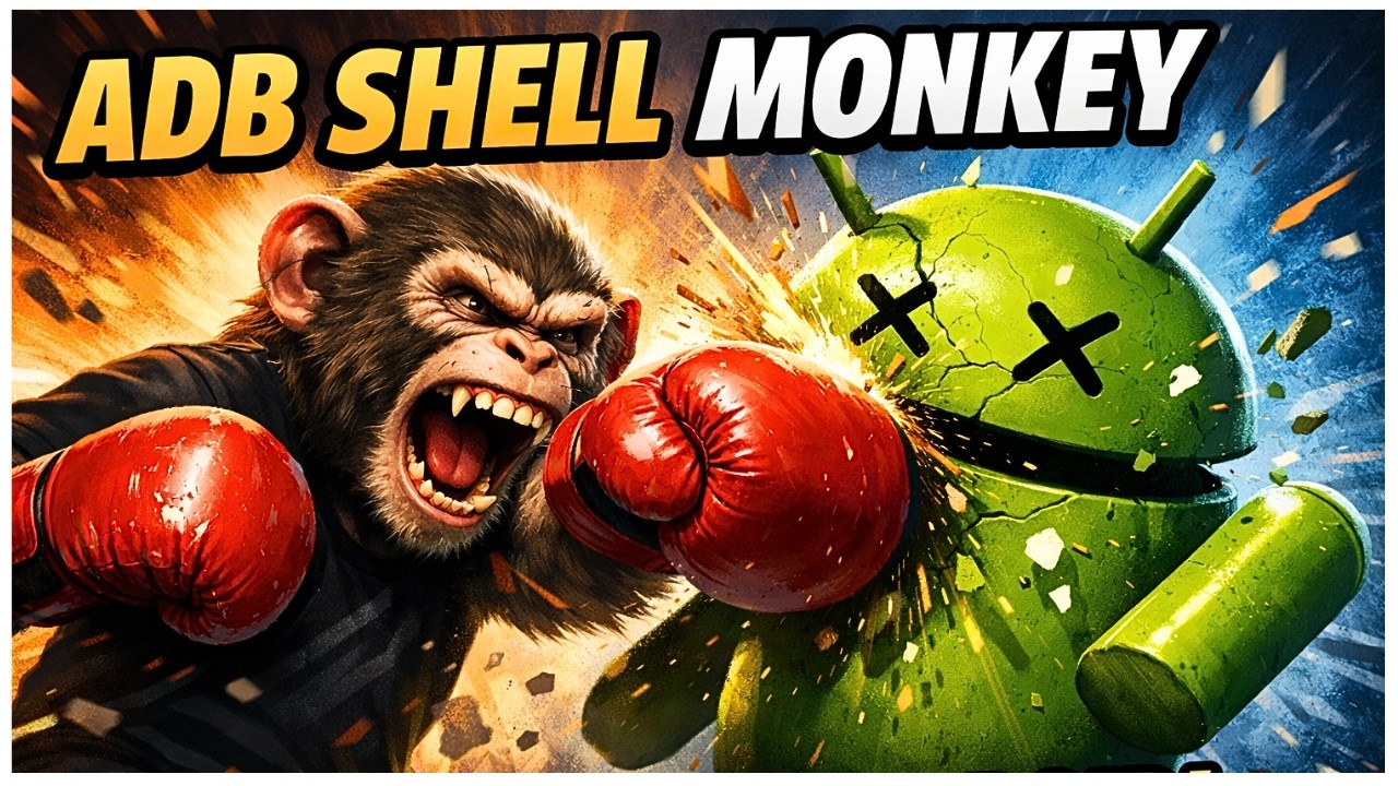 Unleashing Chaos on Android with ADB Shell Monkey (Stress-Test)