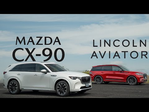 Luxury Badge vs Luxury Features: Mazda CX-90 a Better Deal Than Lincoln Aviator? Review and Race.