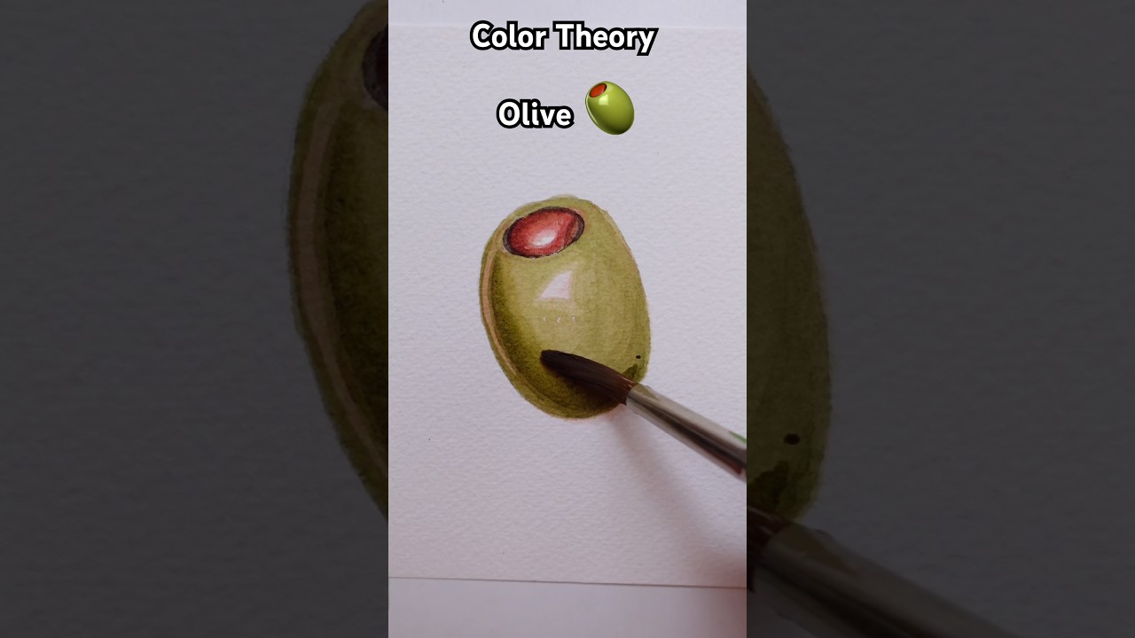 Color Theory in watercolor painting #paintingtutorial #watercolortutorial