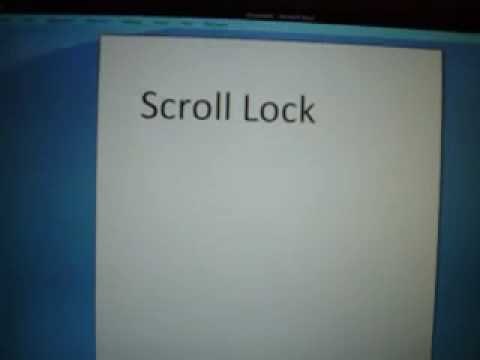 Old Scroll Lock