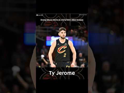Every shoes wore in 2024/2025 NBA Season - Ty Jerome #shorts