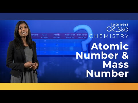 Atomic number and mass number